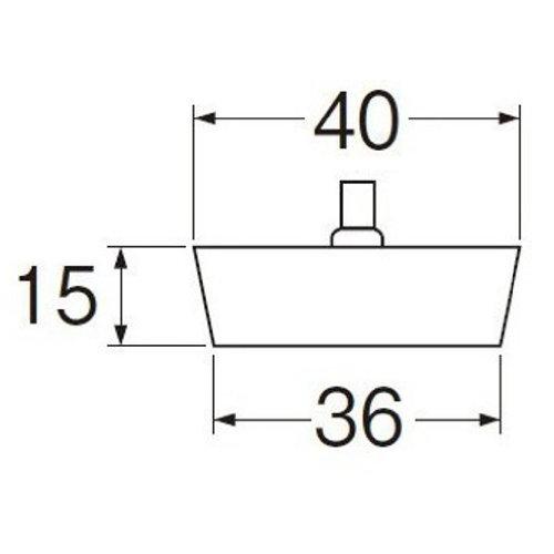 SANEI ゴム栓 バス用 クサリなし 外径40mm 高さ36mm H29F-40 : s-4973987519413-20220926 : ワイワイワイエイショップ - 通販 - Yahoo ...