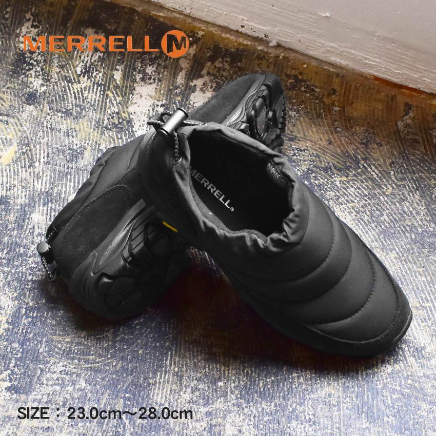 MERRELL メレル ウィンターシューズ メンズ レディース コールドパック 3 ゼロ サーモ ウォータープルーフ 5006755 ブラック 黒 : Z-CRAFT ヤフーショッピング店 ...