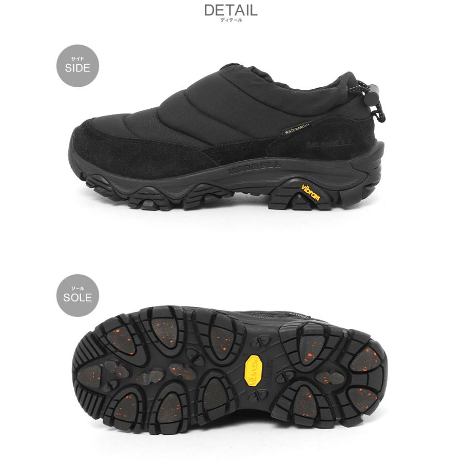 MERRELL メレル ウィンターシューズ メンズ レディース コールドパック 3 ゼロ サーモ ウォータープルーフ 5006755 ブラック 黒 : Z-CRAFT ヤフーショッピング店 ...