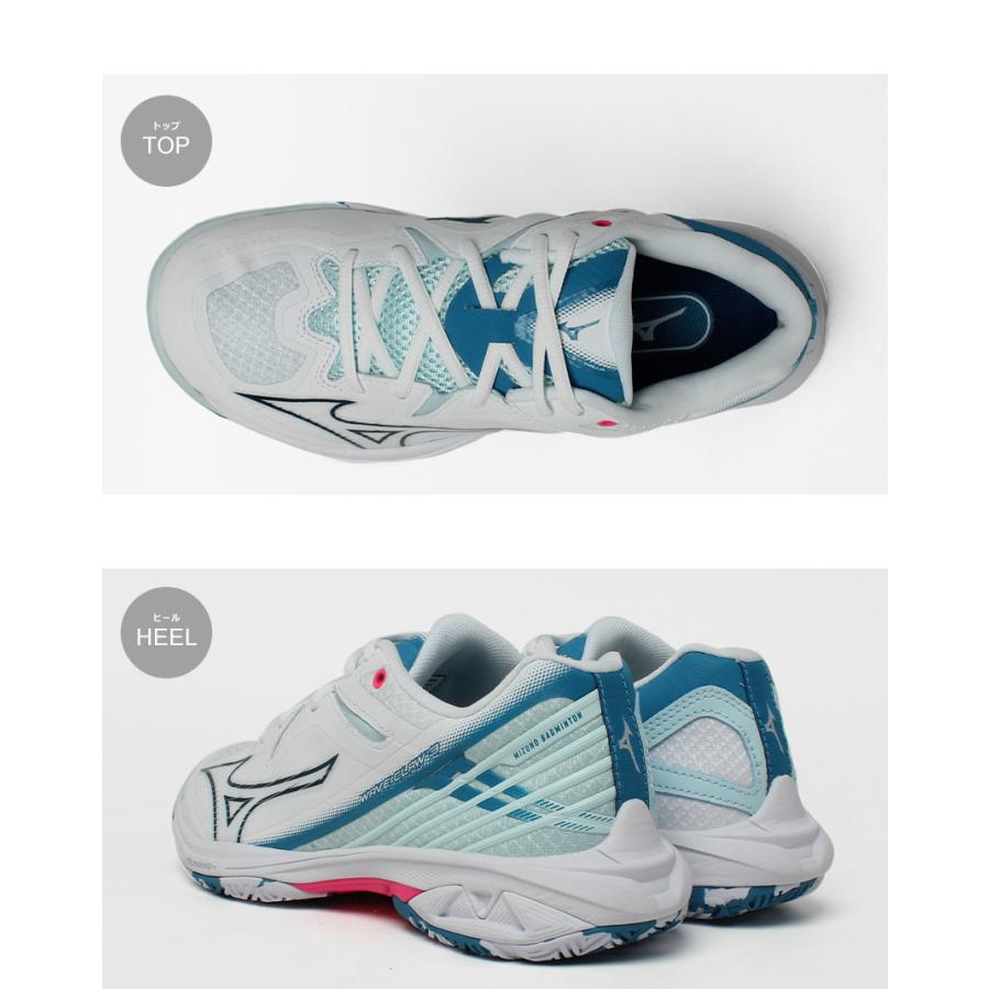 ミズノ バドミントンシューズ レディース ウエーブクロー3 FIT MIZUNO 71GA2442 ホワイト 白 スニーカー 靴 シューズ スポーツ :16664046:Z-CRAFT ヤフー ...