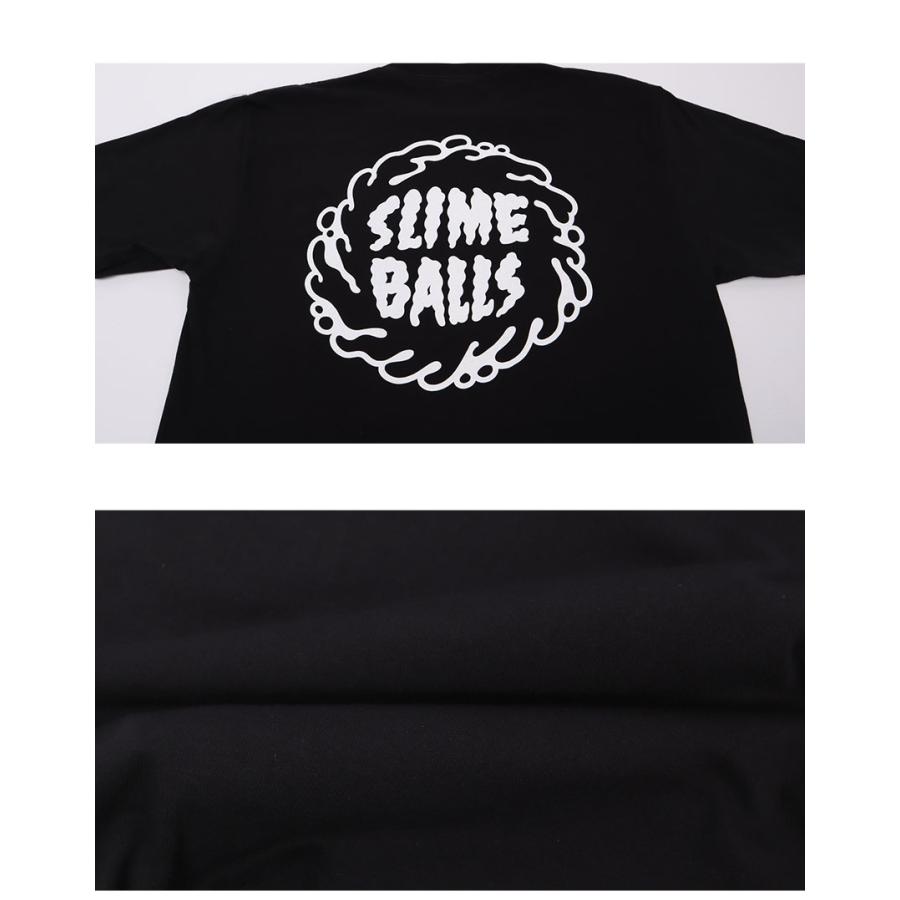 （ネコポス配送） スライム ボールズ 半袖Tシャツ メンズ MONO SPLAT S/S REG TEE SLIMEBALLS 44155395 ブラック 黒 SANTACRUZ ...