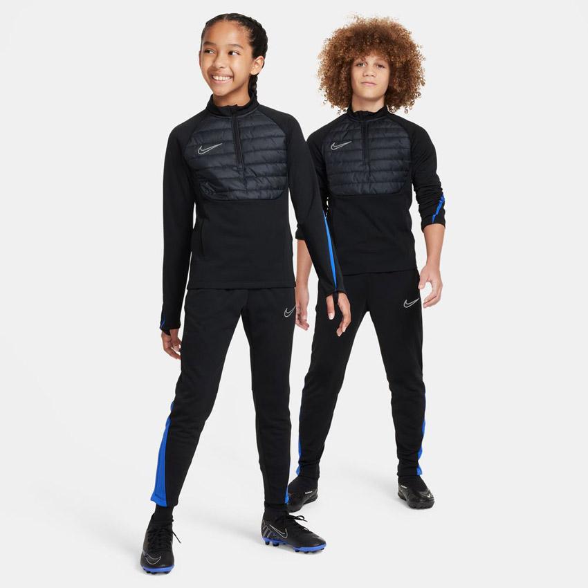NIKE ナイキ ジャージ キッズ ジュニア 子供 Therma-FIT アカデミー サッカードリルトップ FJ6181 ブラック 黒 ブルー ...