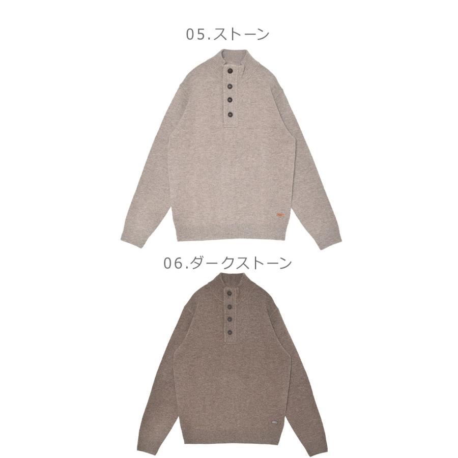 Barbour（バブアー） セーター メンズ エッセンシャル パッチ ハーフ