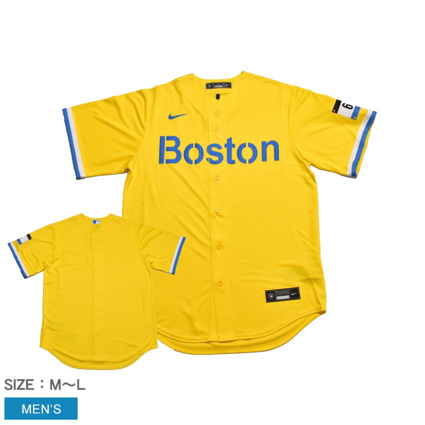 ナイキ ユニフォーム メンズ ボストン・レッドソックス 公式レプリカシャツ NIKE N199-00A-GIA-GZR イエロー ファナティ ...