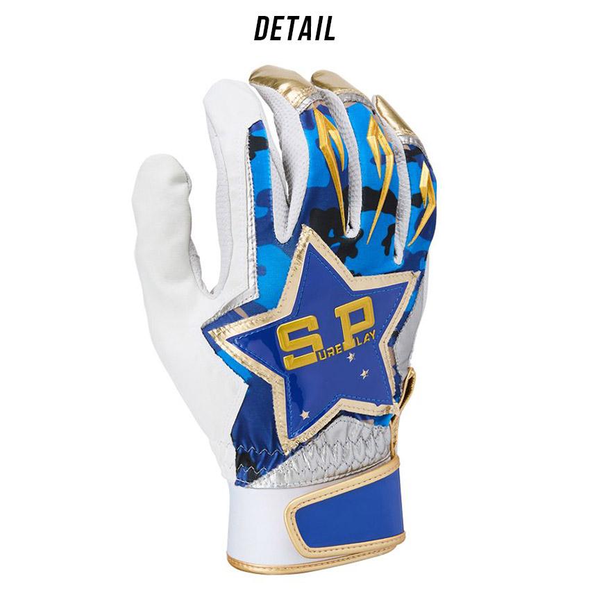 シュアプレイ （ネコポス配送） グローブ フラグシップモデルバッティング SUREPLAY SBA151 パープル 紫 ブルー 青 野球用品 両手用 : Z-CRAFT ヤフーショッピング店 ...