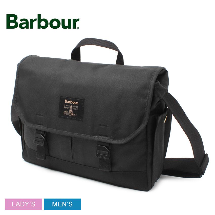バブアー ショルダーバッグ メンズ レディース FIELD WAX MESSANGER BAG BARBOUR UBA0719 ブラック 黒 ...