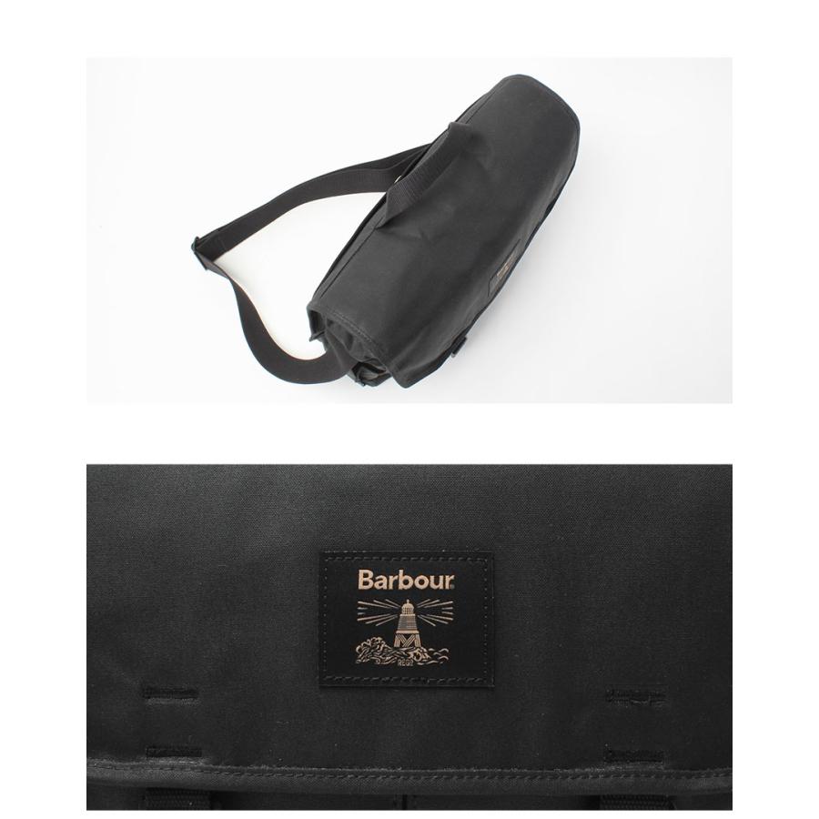 バブアー ショルダーバッグ メンズ レディース FIELD WAX MESSANGER BAG BARBOUR UBA0719 ブラック 黒 ...