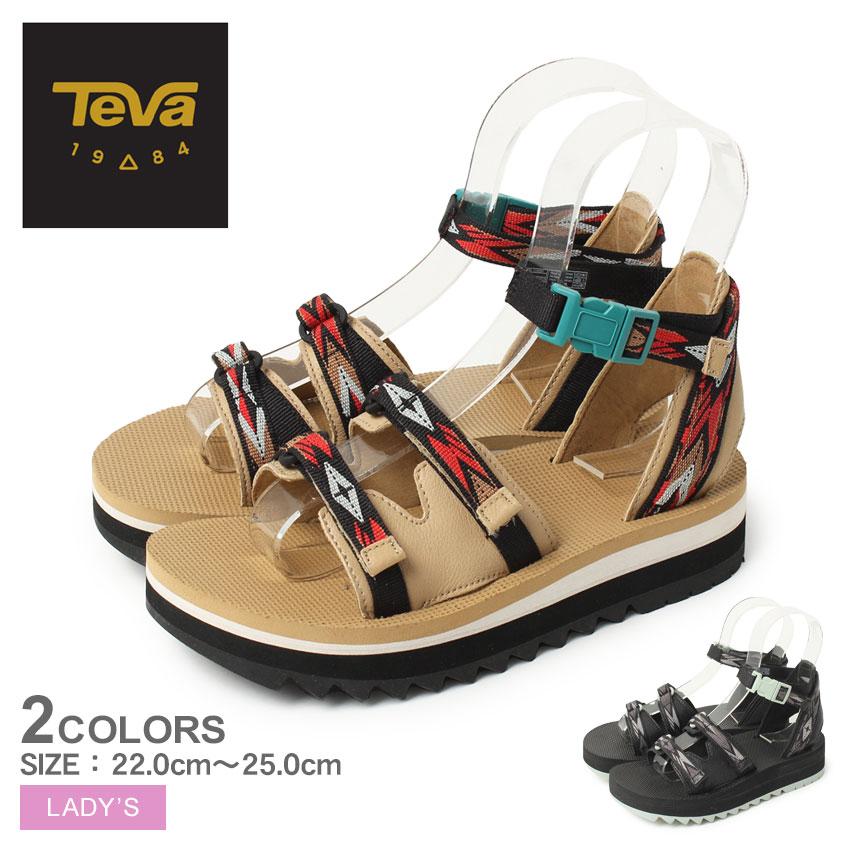 Teva 送料無料 テバ サンダル レディース ミッドフォーム セレス TEVA 1106991 黒 ブラウン ミントグリーン テヴァ ...