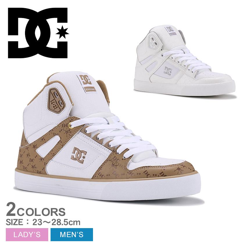 DC SHOES DCシューズ スニーカー メンズ レディース DCSHOECOUSA DM251302 ホワイト 白 ベージュ シューズ 靴 ハイカット ストリート カジュアル ファッション ...