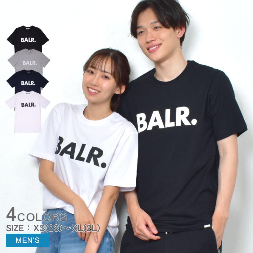 BALR. 送料無料 ボーラー 半袖Tシャツ メンズ BRAND STRAIGHT T-SHIRT B1112.1048 ネイビー 紺 ウエア ...