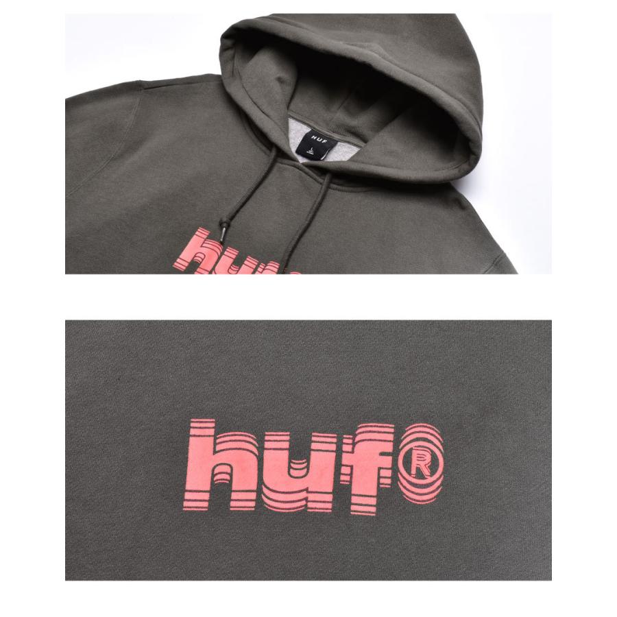 HUF 送料無料 ハフ パーカー メンズ シェイクダイプルオーバーフーディー PF00415 ブラウン 白 フーディ 長袖 : Z-MALL ...