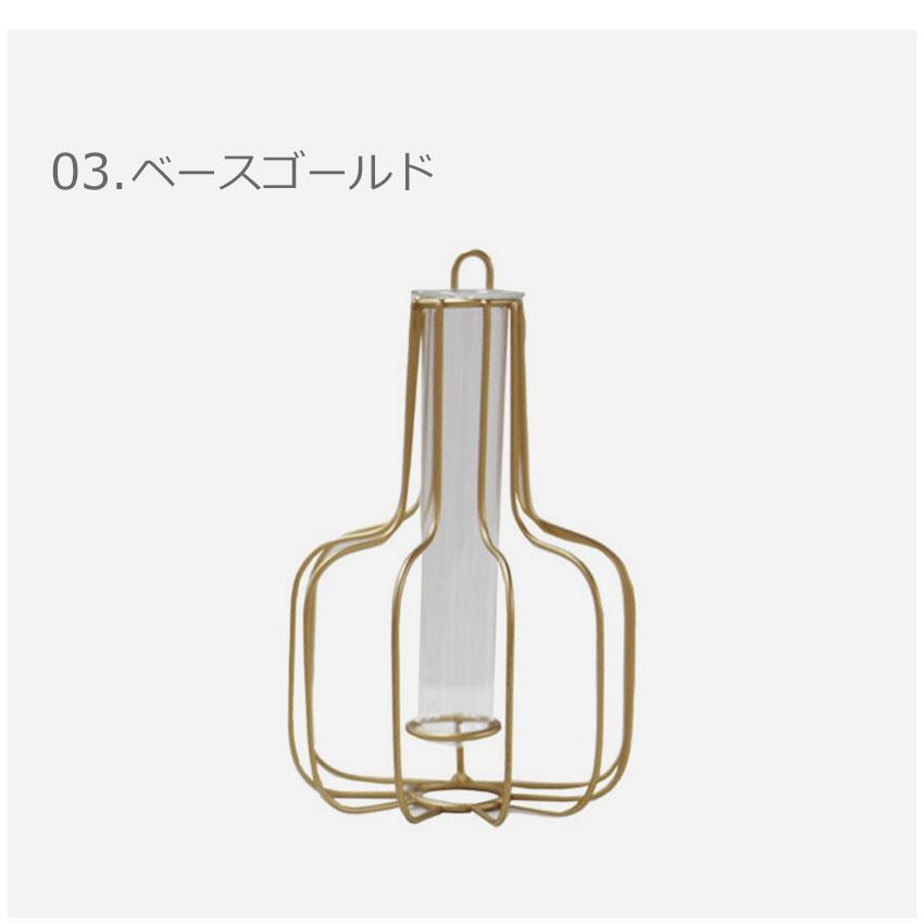 花瓶 F04 ゴールド インテリア ワイヤーベース 2way フラワーベース 壁掛け 雑貨 おしゃれ 可愛い 透明 ガラス 試験管 花 ドライフラワー 生花 一輪挿し :7772-0044:Z ...