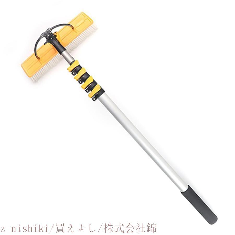 高所掃除ブラシ 太陽光パネル洗浄ブラシ 外壁洗浄ブラシ 外壁掃除 3.6m~7.5m 給水伸縮ブラシ 35cmブラシヘッド 窓ガラス/壁掃除 高所ワイパー 業務用 超ロングポ : 買えよし ...