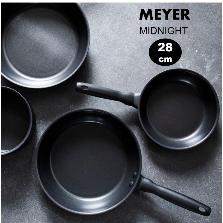 MIDNIGHT（MEYER） マイヤー MEYER フライパン 28cm ミッドナイト MIDNIGHT IMNH-P28 H IH対応 深型 黒 ブラック おしゃれ : z ...
