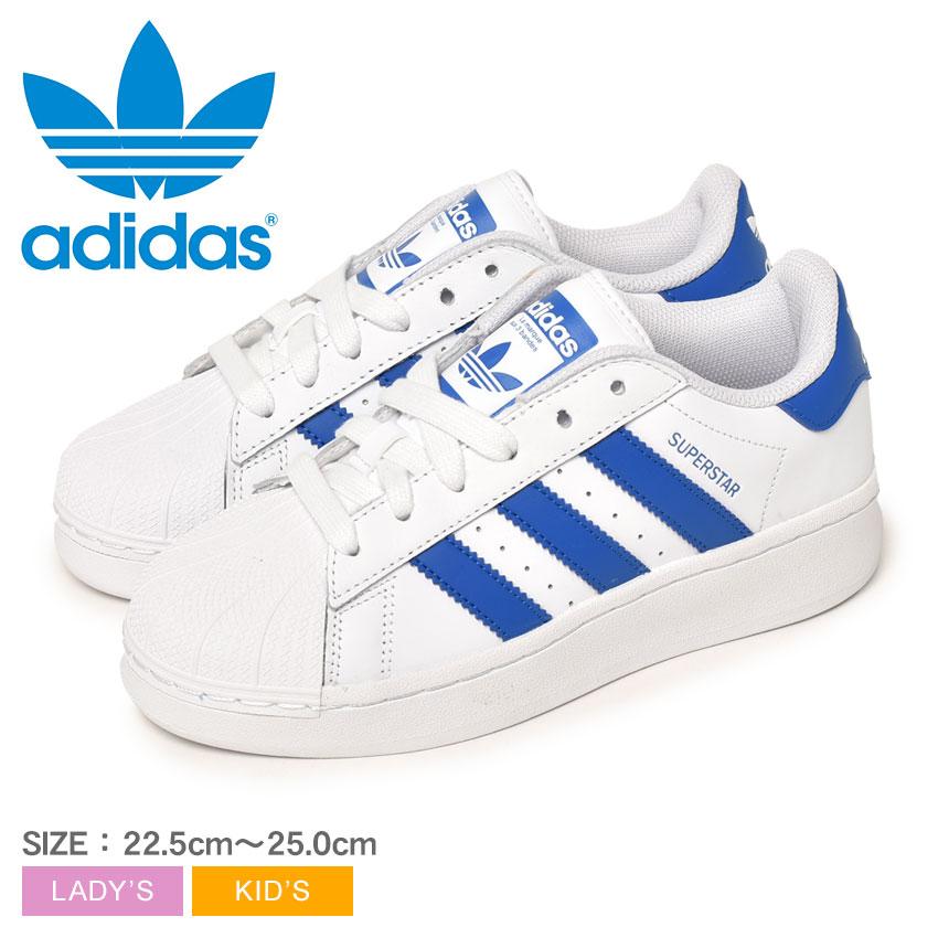 adidas アディダス オリジナルス スニーカー レディース キッズ ジュニア 子供 スーパースター XLG ADIDAS ...