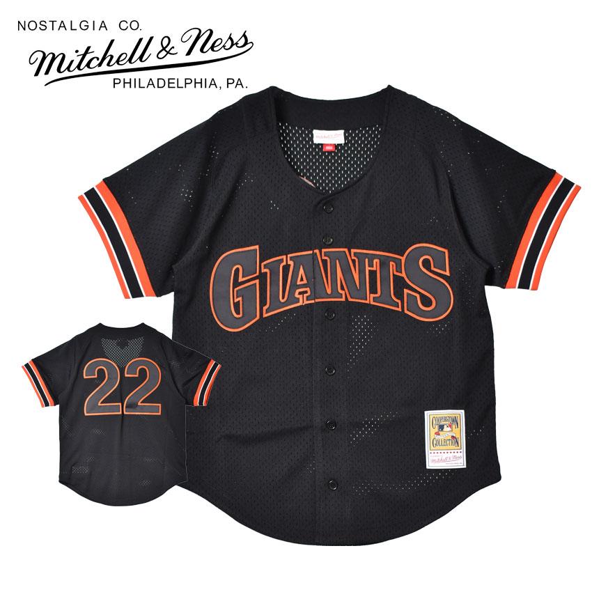 Mitchell&Ness ミッチェルアンドネス ユニフォーム メンズ MITCHELL ＆ NESS ABPJ3101-SFG93WCLBLCK : Z-SPORTS ヤフーショッピング店 ...