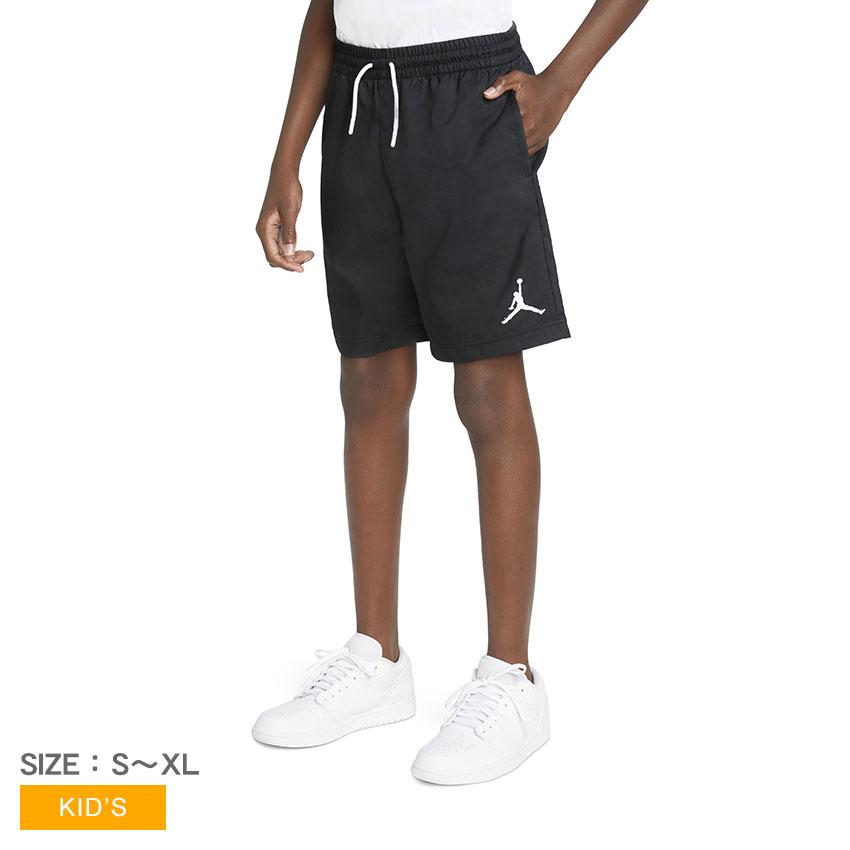 NIKE （ネコポス配送） ナイキ ボトムス キッズ ジュニア 子供 ジャンプマン ウーブン プレー ショート 95B466 ブラック 黒 ...