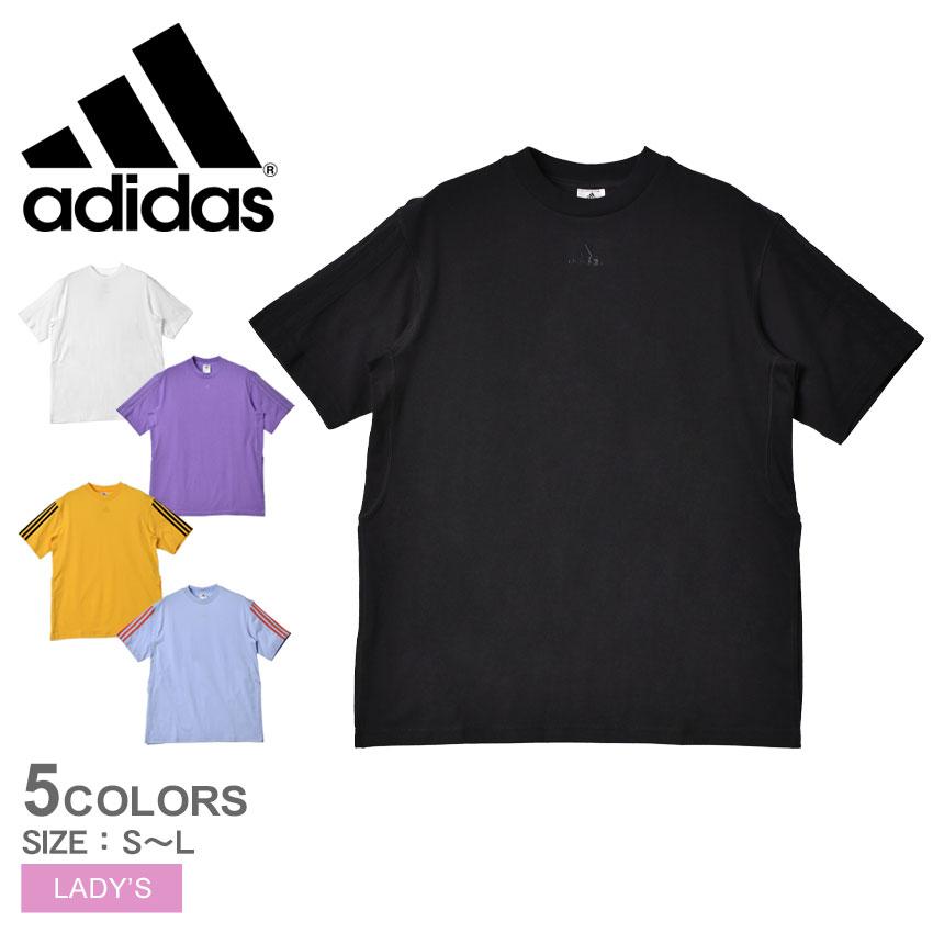adidas （ネコポス配送）アディダス 半袖Tシャツ レディース ダンス オーバーサイズ ADIDAS EVE30 トップス 半袖 : Z ...