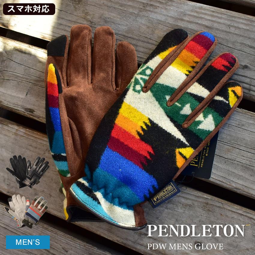 PENDLETON（ペンドルトン） 手袋 メンズ PDW MENS GLOVE PENDLETON PDT-000-223027 黒 防寒 ...
