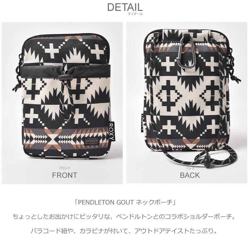 ROXY（ロキシー） ショルダーバッグ スマホショルダー レディース PENDLETON GOUT ネックポーチ ROXY ROA214013 コラボ : Z-SPORTS ヤフーショッピング ...