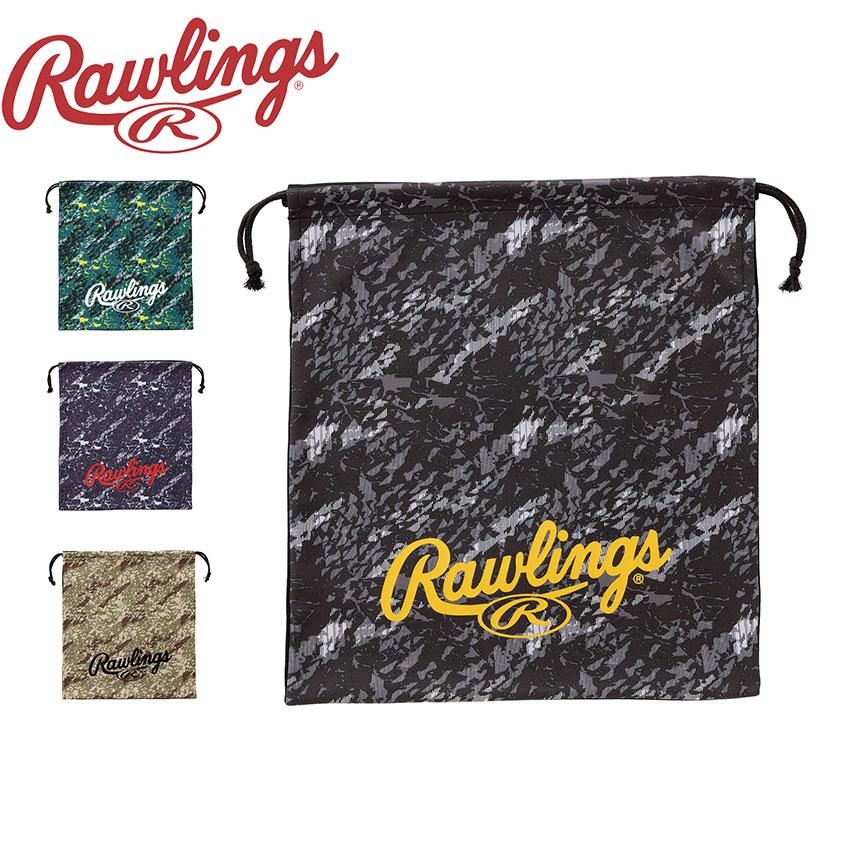 Rawlings （ネコポス配送） ローリングス グラブケース BIONIC グラブ袋 RAWLINGS EAC12F13 ブラック 黒 グリーン 緑 ネイビー 紺 カーキ 野球用品 鞄 総柄 ...