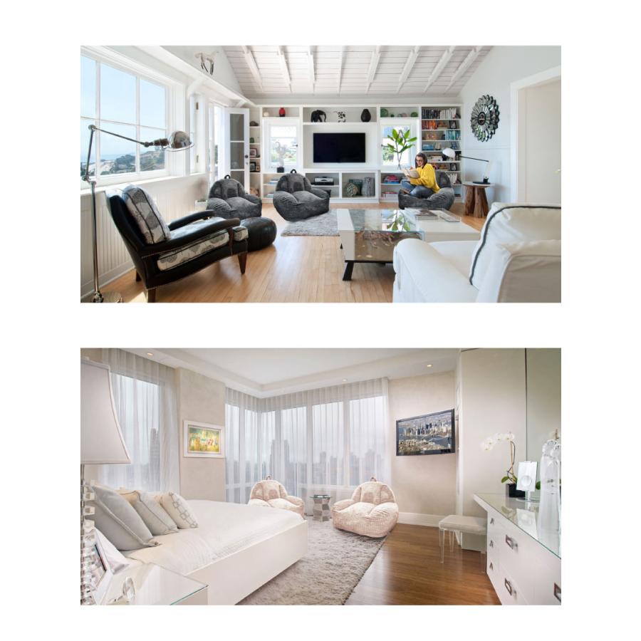 リコレット クッションソファ ぼ〜んと大きくなる BORN SOFA RE：COLLET RC-101 ホワイト 白 グレー ブラック 黒 ふわもち 圧縮 爆買 : Z-SPORTS ヤフー ...