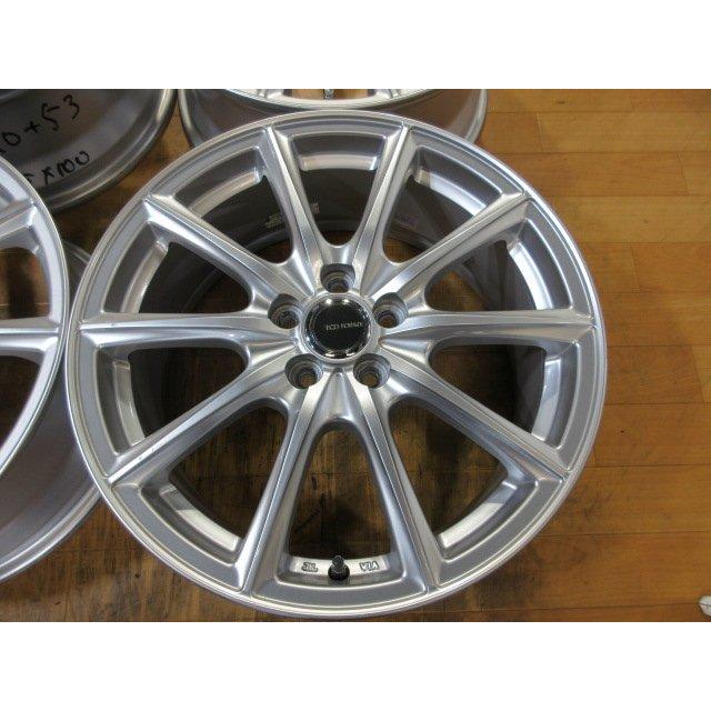 ECO FORME ブリヂストン ホイール 4本 5H-100 17インチ 7J+53 プリウス カローラツーリング インプレッサ G4 スポーツ XV エクシーガ 他 : エムゼットホイール ...