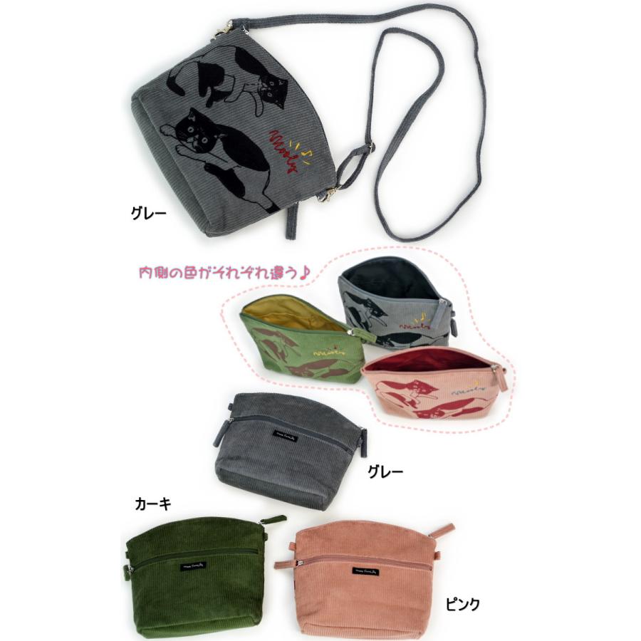 モーリー 2way ポシェット ピンク カーキ マスタード コーデュロイnoa family ポーチ 手提げ袋 手提げバッグ かわいい ...