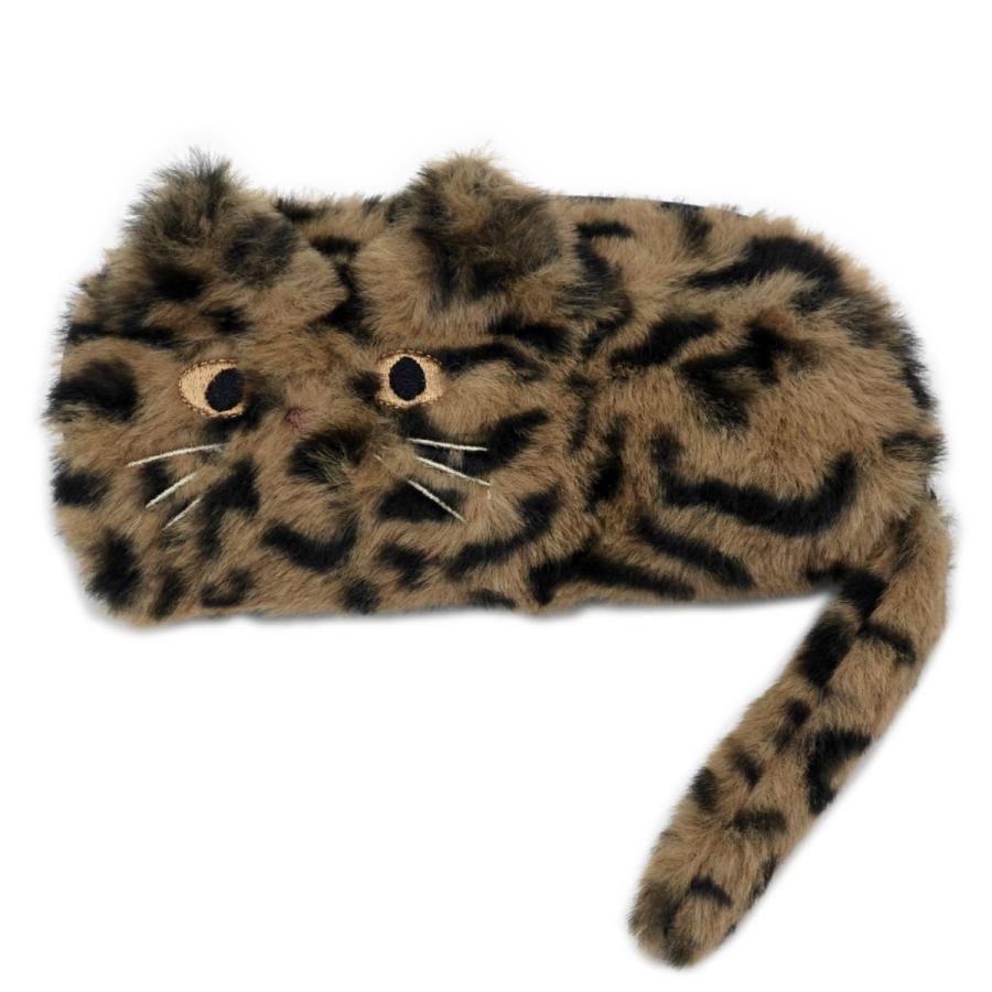メガネケース ファーキャット ベンガル クロ ミケめがねケース 眼鏡ポーチ noa family レディースファッション かわいい おしゃれ 猫柄 猫雑貨 猫グッズ ねこ ネ : ザッカリア ...