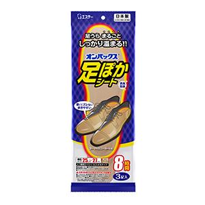 エステー オンパックス 足ぽかシート8時間 25cm3個 : 雑貨屋 - 通販 - Yahoo!ショッピング