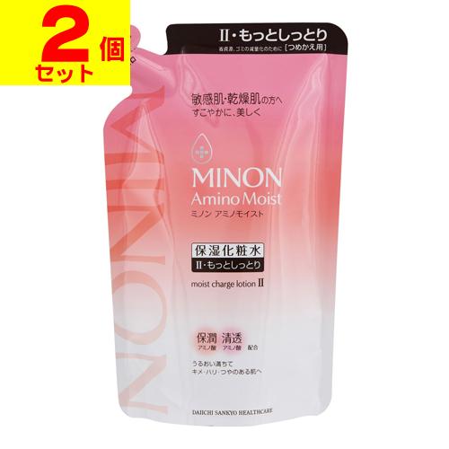 MINON (ポスト投函)(第一三共ヘルスケア)ミノン アミノモイスト モイストチャージ ローションII もっとしっとりタイプ 詰替え 130ml(2個セット) : ザグザグ通販プレミアム ...