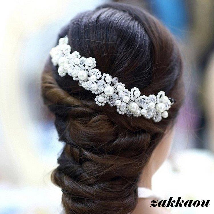 ブランド登録なし 髪飾り かんざし パール 結婚式 着物 成人式 卒業式 ヘアアクセサリー 留袖 ヘッドドレス 和装 花嫁 振袖 ヘアピン 浴衣 花 白 40代 30代 20代 フォーマル ...