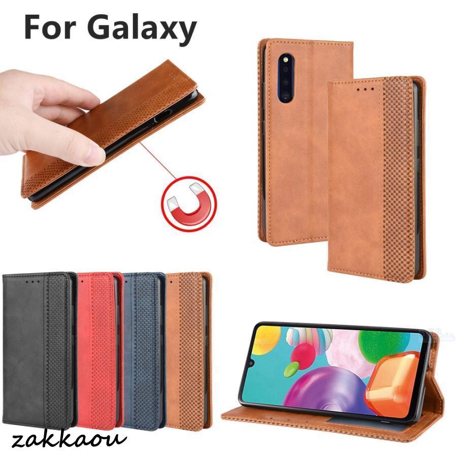 サムスン ギャラクシー Galaxy A32 5G SCG08 A41 ドコモ SC-41A au SCV48用手帳型レザーケース/カード収納 ...