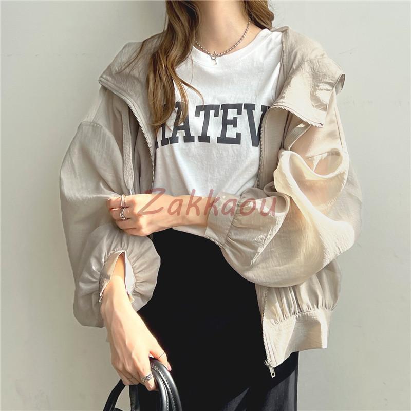 UVカット パーカー レディース ラッシュガード 長袖 トップス ゆったり シアーパーカー 透け感 カジュアル 日焼け止め 紫外線対策 夏 : 雑貨王 - 通販 - Yahoo!ショッピング