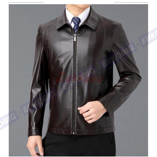 革ジャン 本革 ラム レザージャケット メンズ ビジネス フライト