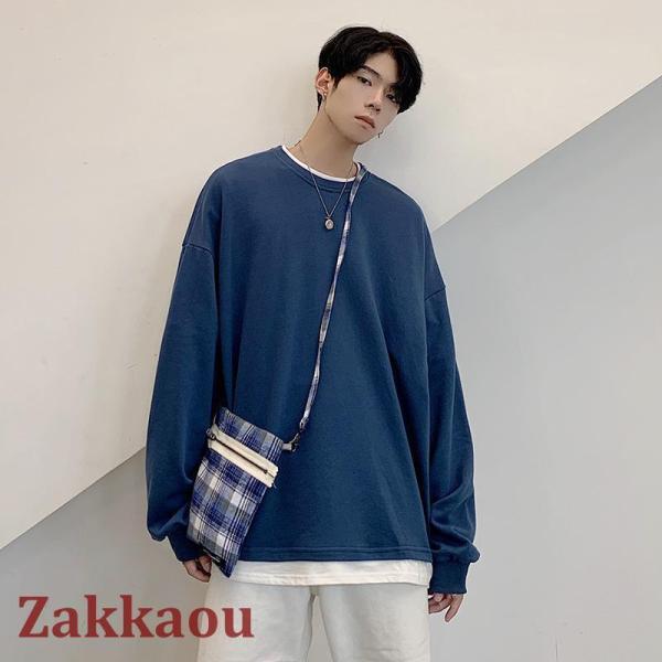 春新作 メンズトップス メンズパーカー トレーナー 長袖 メンズ 通学