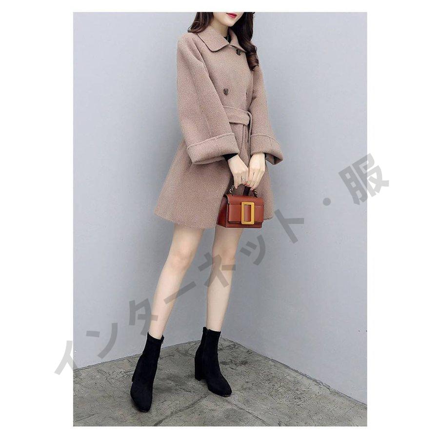 コート レディース アウター 秋冬 チェスターコート ミディアム丈