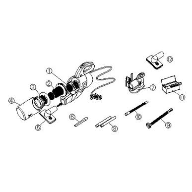 ツインバード ツインバード工業 HC-5242、HC-5248、HC-E243、HC-EB41用 ACハンディークリーナー アフターパーツ 布フィルター 図2 : 電器と雑貨のマスコット ...