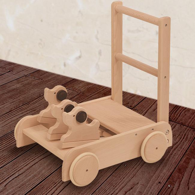 MOCCO モッコ いぬの押車 W-93(手押し車 赤ちゃん 手押し 車 押し車 木 おしゃれ シンプル 木製 子供 室内 おもちゃ) : 雑貨のねこや - 通販 - Yahoo!ショッピング