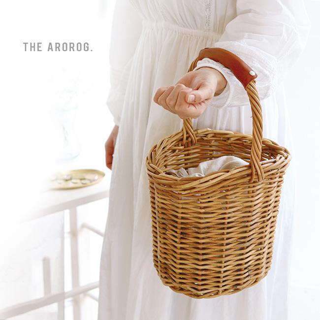 THE AROROG ジ アラログ リリーバッグ L(ラタン かごバッグ 夏 冬 オールシーズン 秋 籐 バッグ おしゃれ かわいい ...