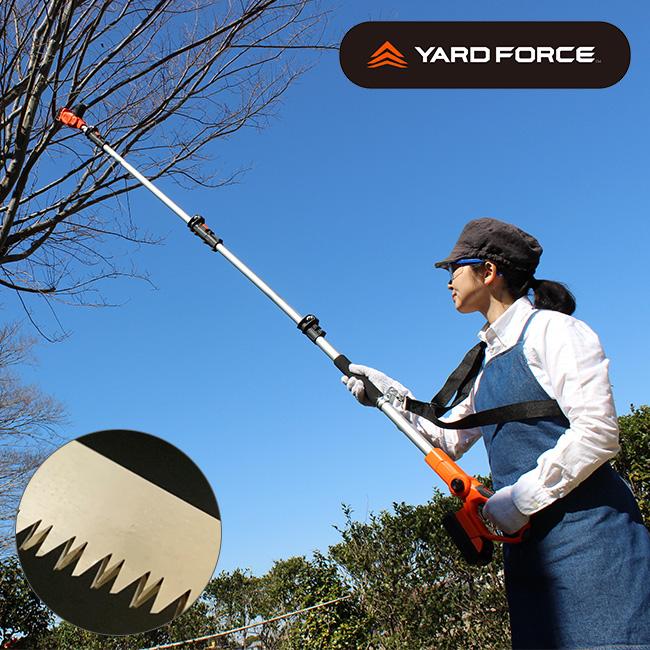 正規品 ヤードフォース 24V 3m コードレス 高枝電動のこぎり ライト YARD FORCE(電動のこぎり 充電式 小型 家庭用 伸縮) 即納 : 雑貨のねこや - 通販 - Yahoo ...