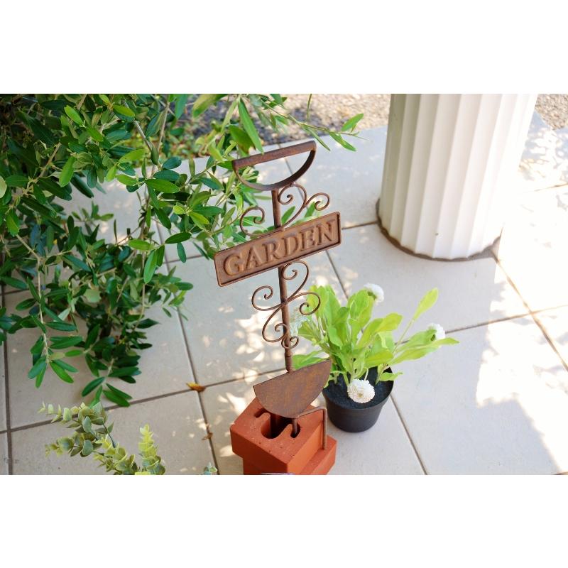 ピック ガーデン 送料無料 レトロ スコップ アイアン シャベル ナチュラル アメリカン カントリー インテリア 北欧 ガーデニング 雑貨 庭 飾り ブリキ ディスプ :mura6477 ...