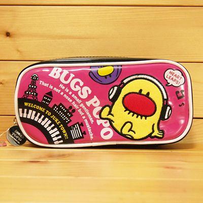BUGS POPO（バグズポポ）スクエアペンポーチ（WORLD!）31 : 雑貨のぱんぷきん - 通販 - Yahoo!ショッピング