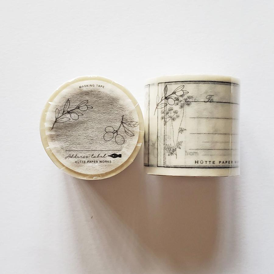 Hutte paper worksマスキングテープ アドレスラベル40mm PMT-099 : 文具雑貨ショップ RAIN DROPS - 通販 - Yahoo!ショッピング