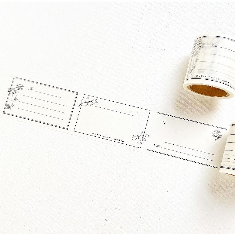 Hutte paper worksマスキングテープ アドレスラベル40mm PMT-099 : 文具雑貨ショップ RAIN DROPS - 通販 - Yahoo!ショッピング