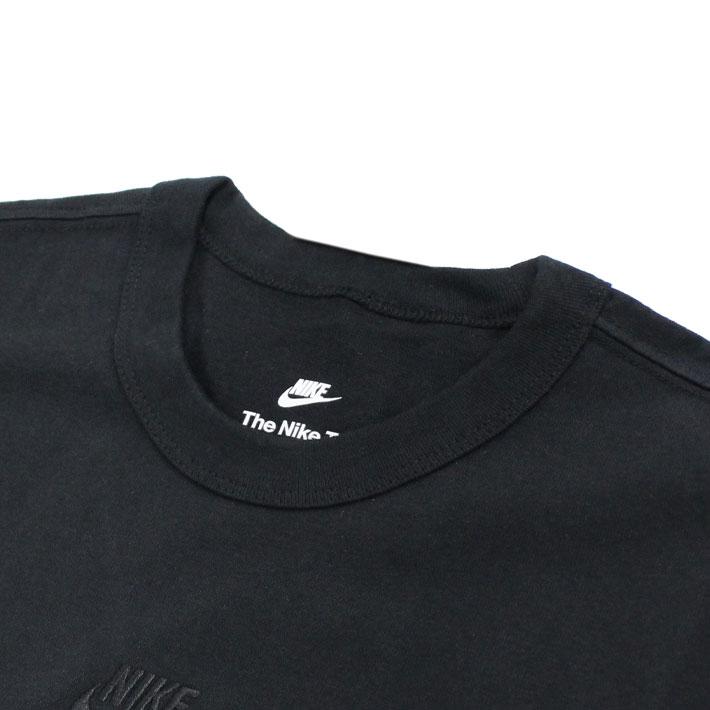 NIKE ナイキ スポーツウェア プレミアム エッセンシャル Tシャツ カットソー スリーブ 半袖 メンズ ロゴ プリント ブラック 黒 ...