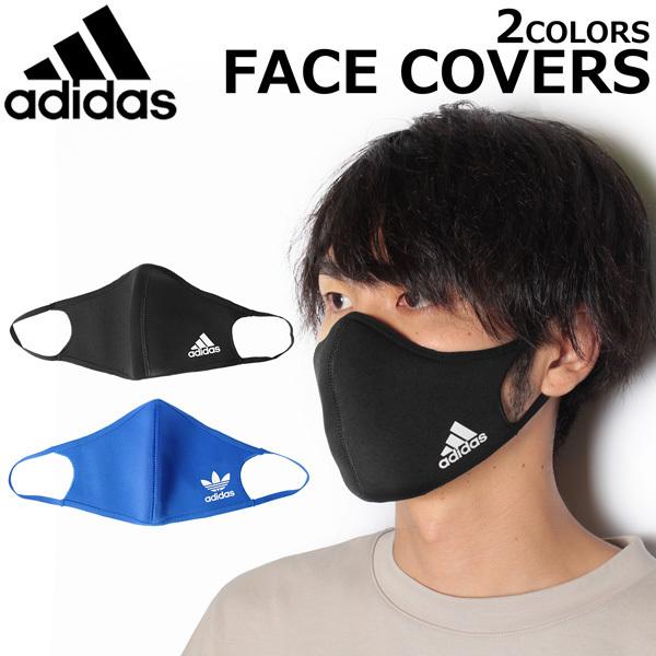 adidas 並行輸入品 アディダス Face Cover フェイスカバー 3枚組 メンズ レディース マスク 洗える ポリエステル ブラック ...