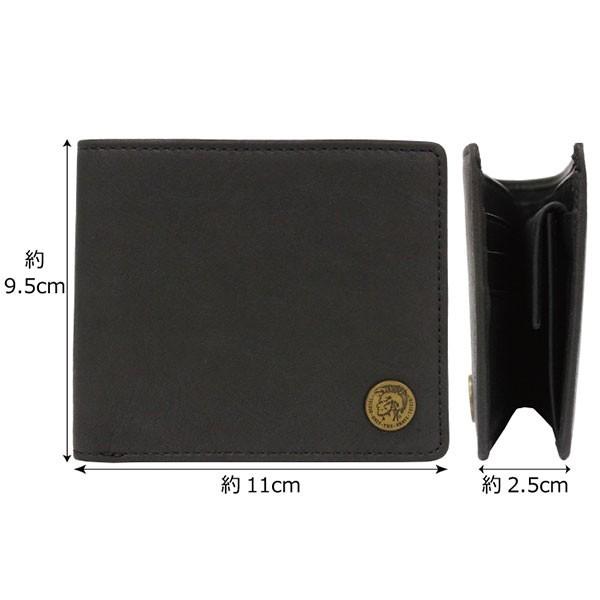 DIESEL（ディーゼル） 並行輸入品 MOHICAN SEAL HIRESH S 二つ折り財布 X04373 PR013 T2282 ...