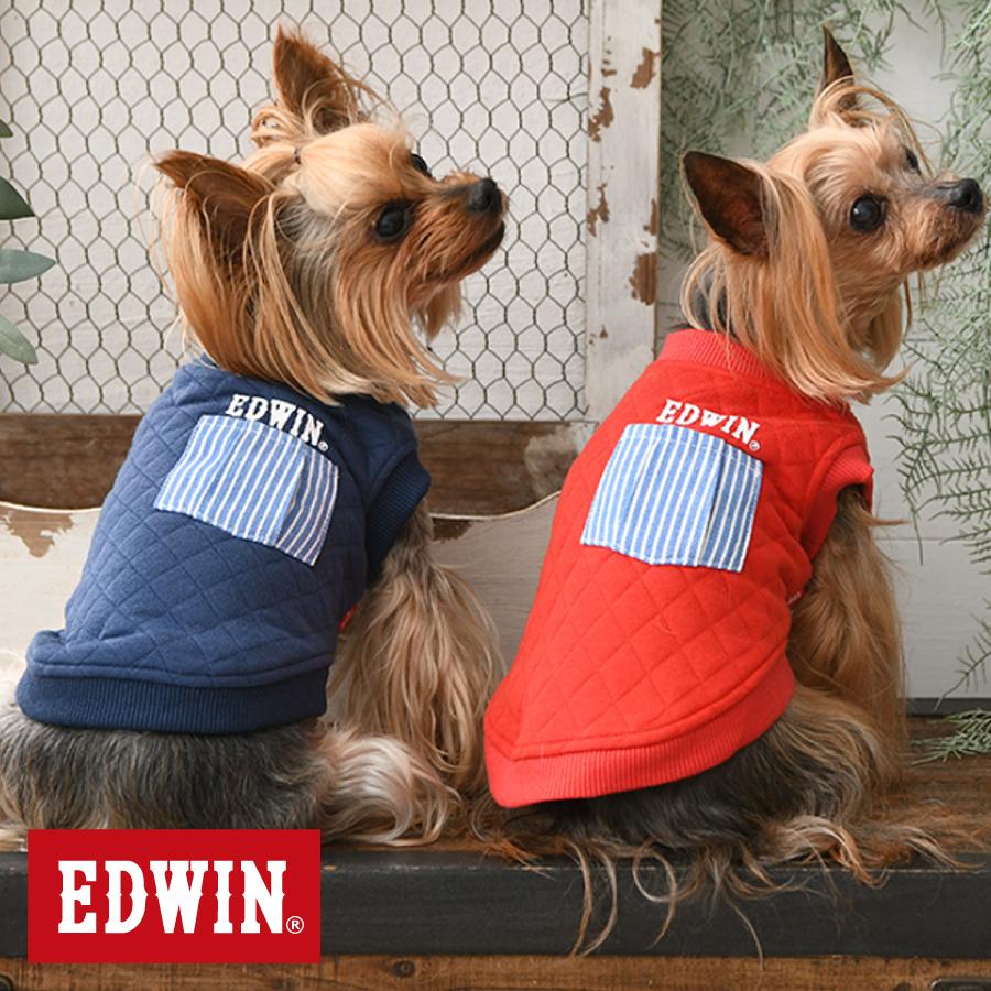 EDWIN 犬 服 犬服 ペット服 ドッグウェア 犬の服 トレーナー | エドウイン エドウィン ポケット付キルティングスウェット 23a : 雑貨ネットオンラインYahoo!店 - 通販 ...