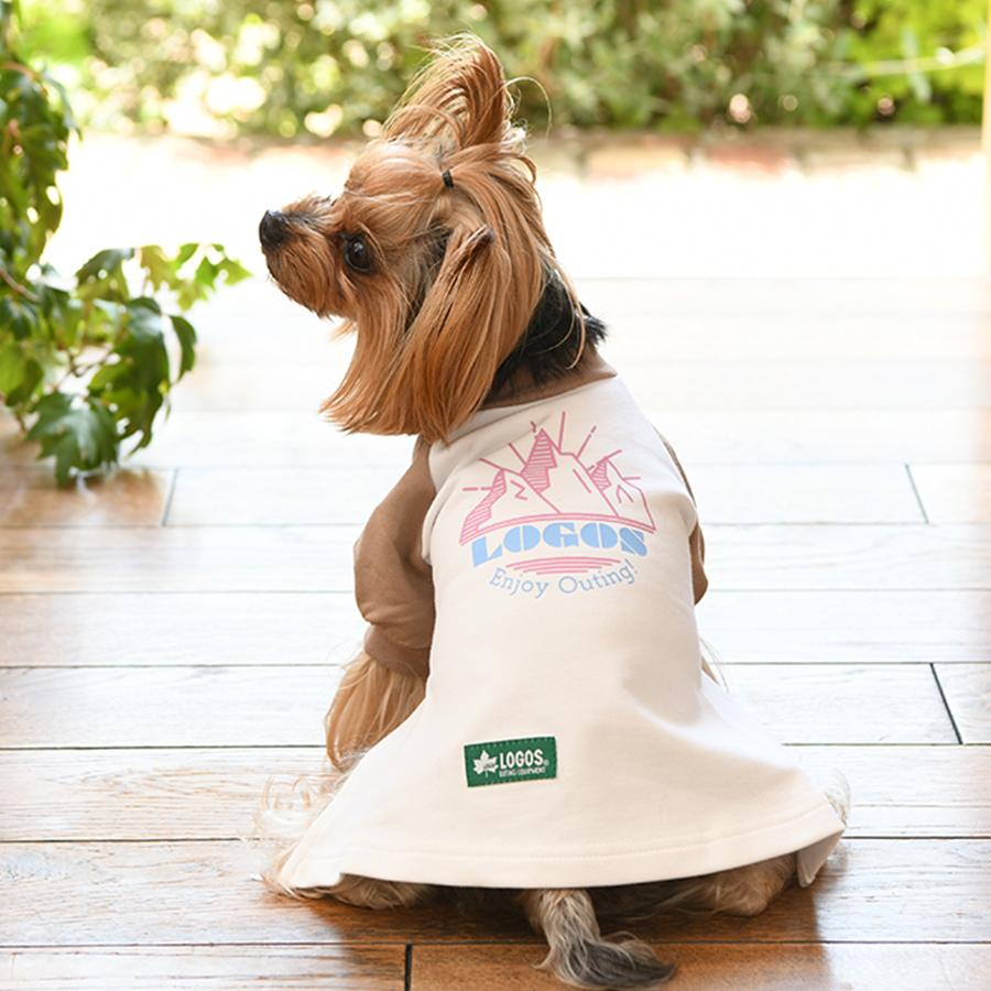 LOGOS 犬 服 犬服 ペット服 ドッグウェア 犬の服 ワンピース | ロゴス ラグランTシャツワンピ 23a : 雑貨ネットオンラインYahoo!店 - 通販 - Yahoo!ショッピング